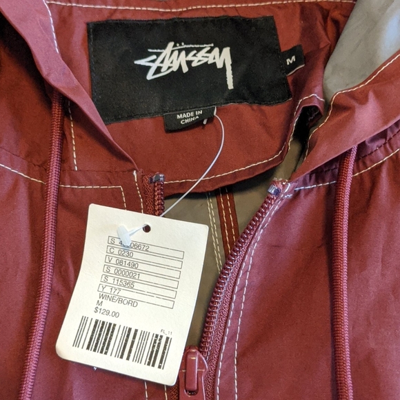 Stussy | Jackets & Coats | Mens Stussy Hooded Raincoat Jacket Wtag Euc ...